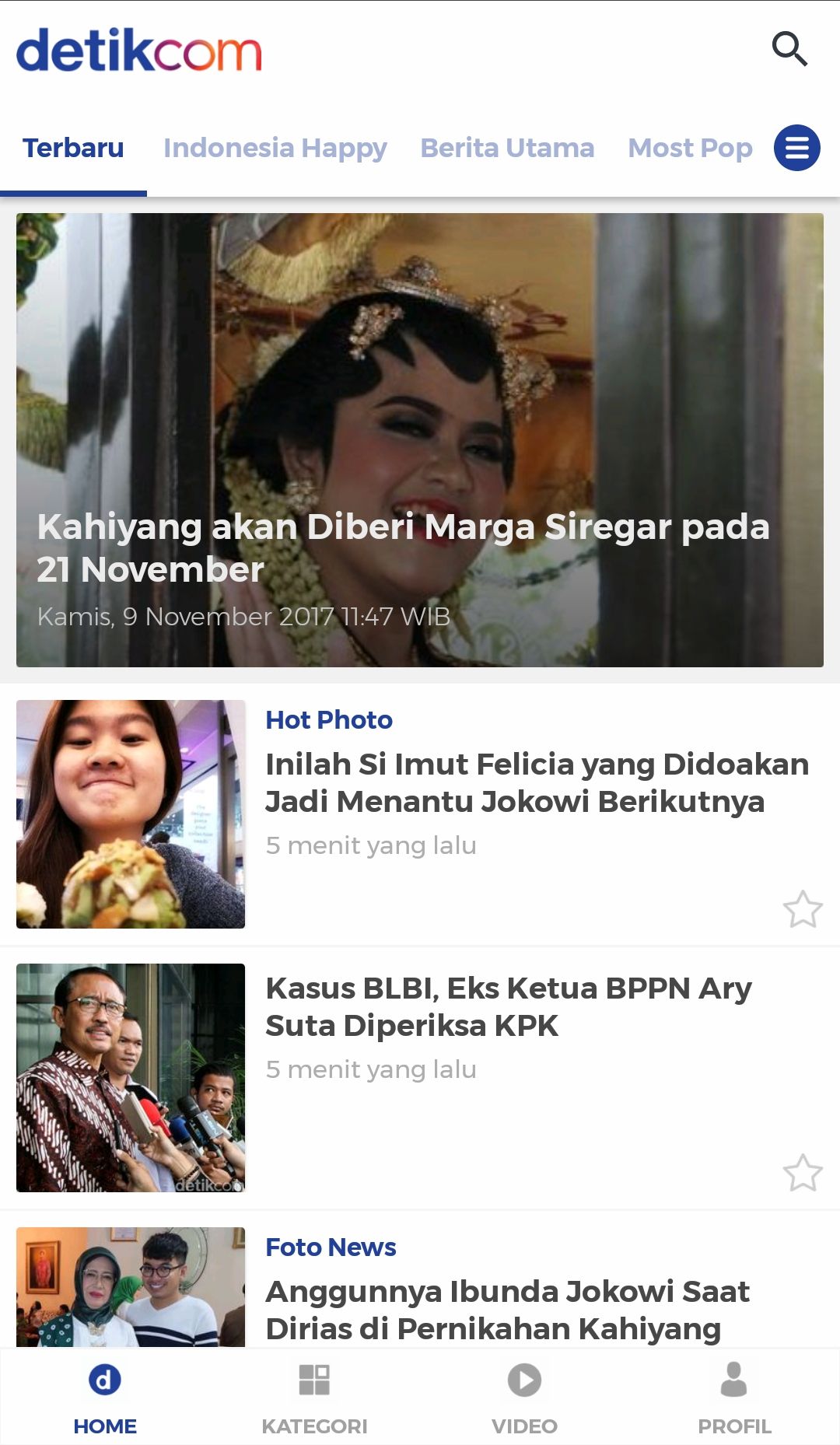 Aplikasi detikcom dengan Beragam Fitur #AdaYangBaru yang Wajib Kita ...